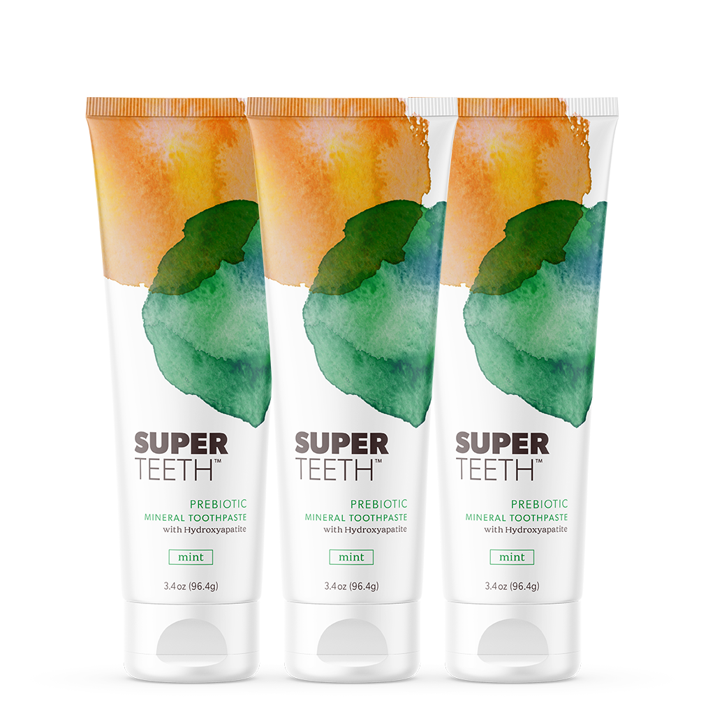 Prebiotic Mineral Toothpaste 3 Pack Bundle | SuperTeeth