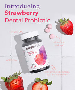 Kid-Friendly Flavor Dental Probiotic (Strawberry) | SuperTeeth